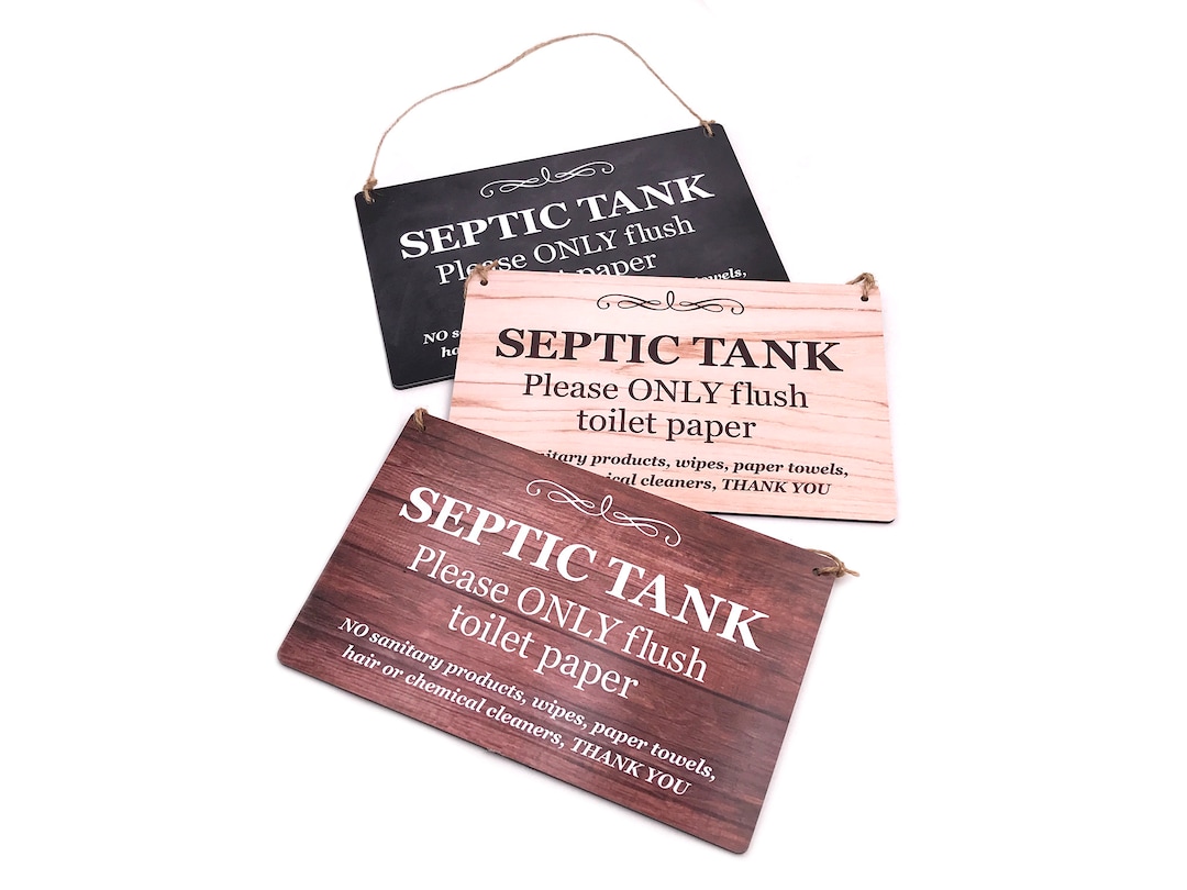 Septic Tank Printed Hanging Sign - Etsy