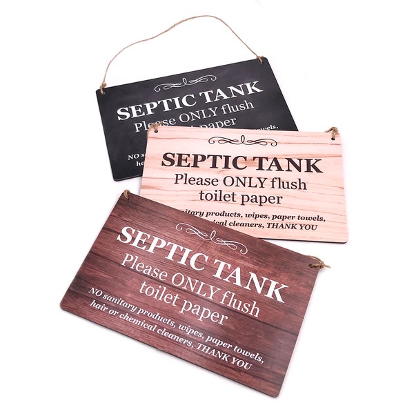 Septic Tank Sign - Etsy