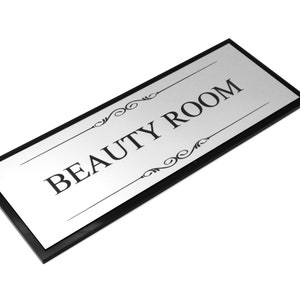Beauty Room Door Sign - Adhesive Plaque - Etsy UK