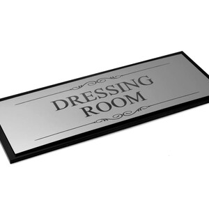 Dressing Room Door Sign, Adhesive Plaque - Etsy