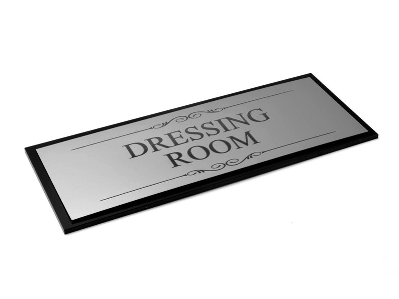Dressing Room Door Sign Adhesive Plaque - Etsy