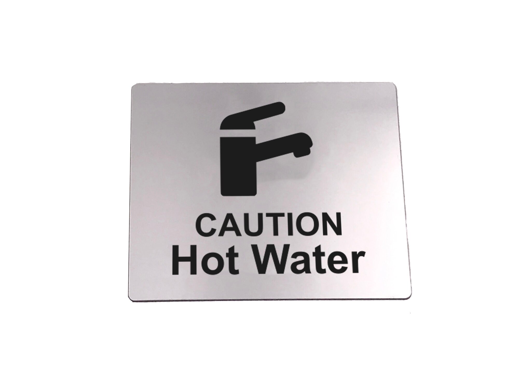 Caution Hot Water Sign Adhesive Sticker - Etsy
