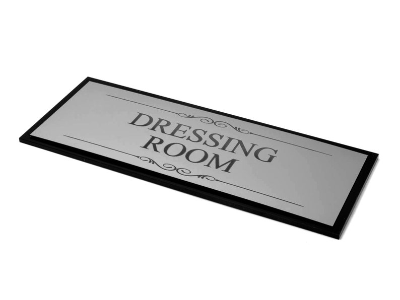 Dressing Room Door Sign, Adhesive Plaque - Etsy