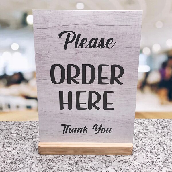 Order Here Sign - Etsy