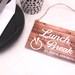 Lunch Break Hanging Sign Be Back Soon Notice - Etsy