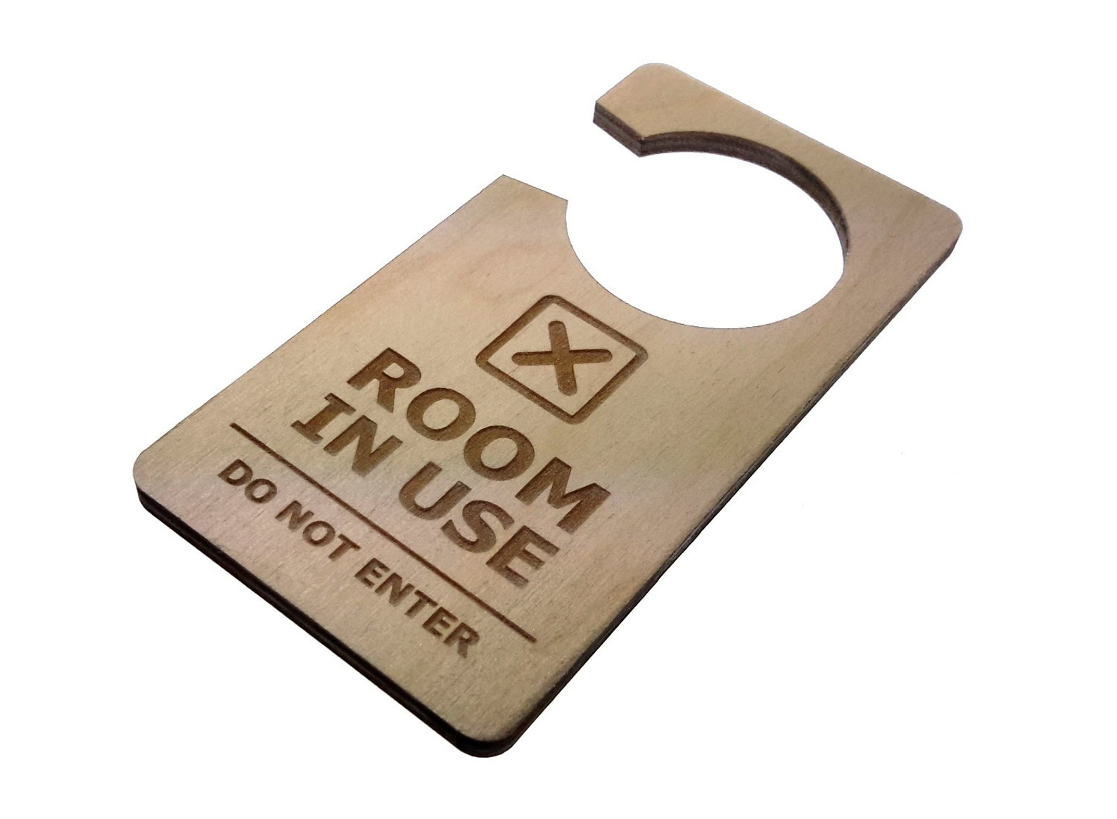 Room in Use Room Vacant Do Not Disturb Stylish Wooden Door | Etsy UK