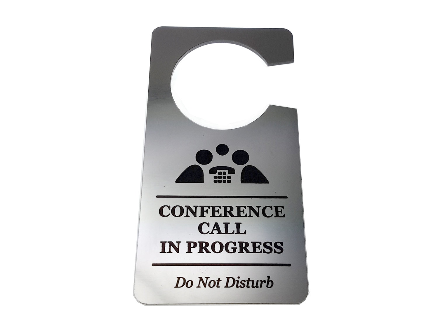 Conference Call in Progress Do Not Disturb Generic Silver | Etsy