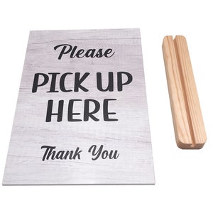 Please Pick up Here Sign Available as Freestanding or - Etsy Canada