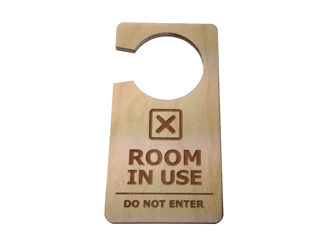 Room in Use Room Vacant Do Not Disturb Stylish Wooden Door - Etsy UK