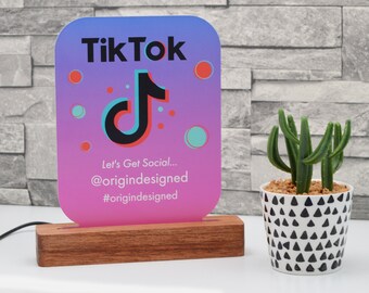 Tiktok Lamp - Etsy UK