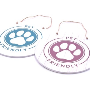 Pet Friendly Sign - Ideal Hanging Sign / Window Display - Etsy