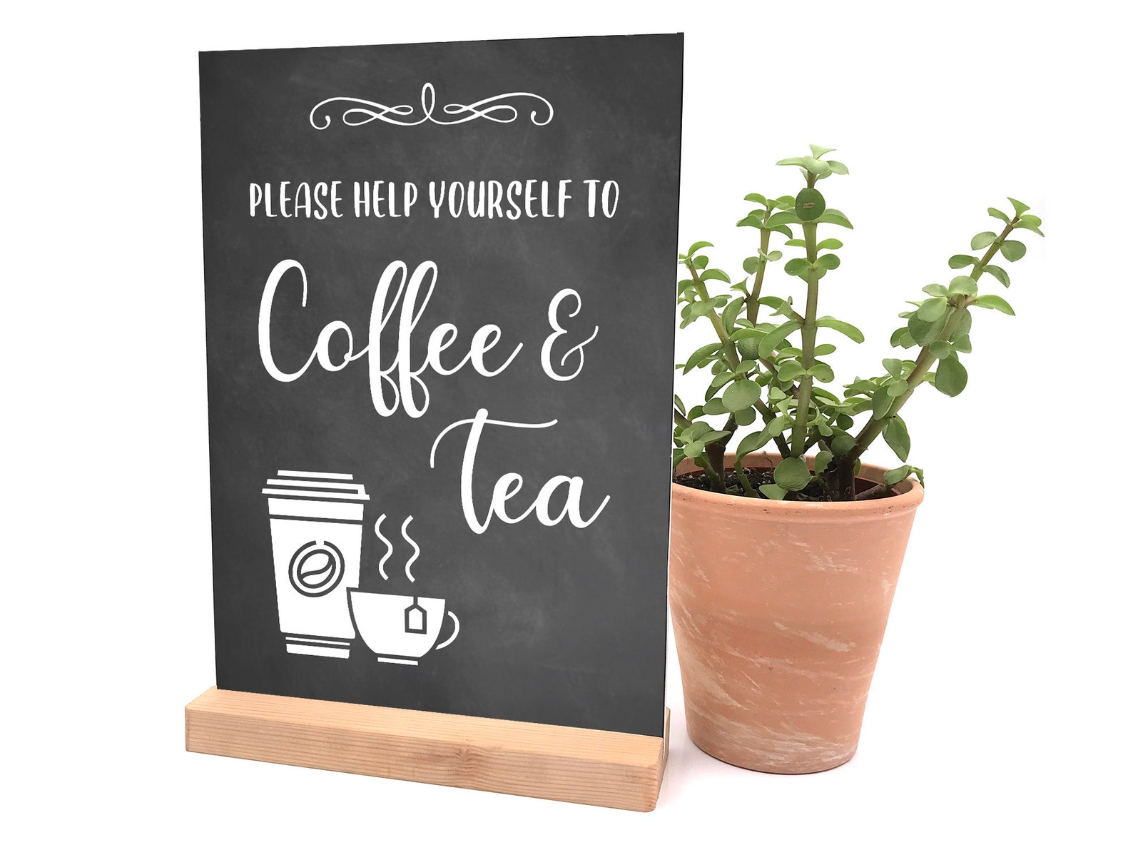 Please Help Yourself to Coffee & Tea Sign / Notice - Etsy UK