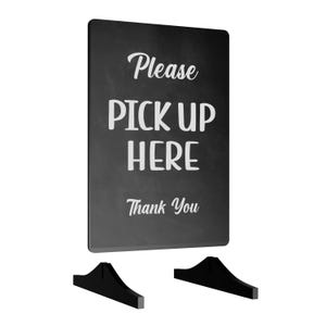 Please Pick up Here Sign - Available as Freestanding or Adhesive - Etsy
