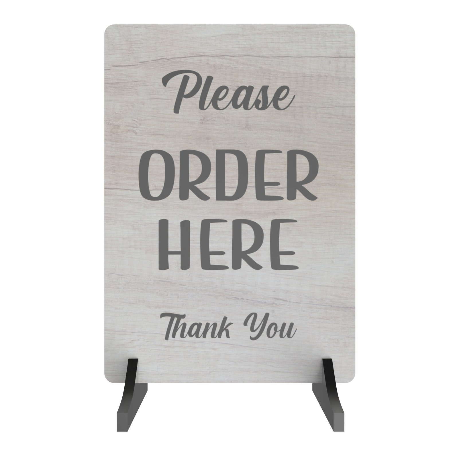 Please Order Here A4 Size Aluminium Composite Sign With Acrylic Feet - Etsy