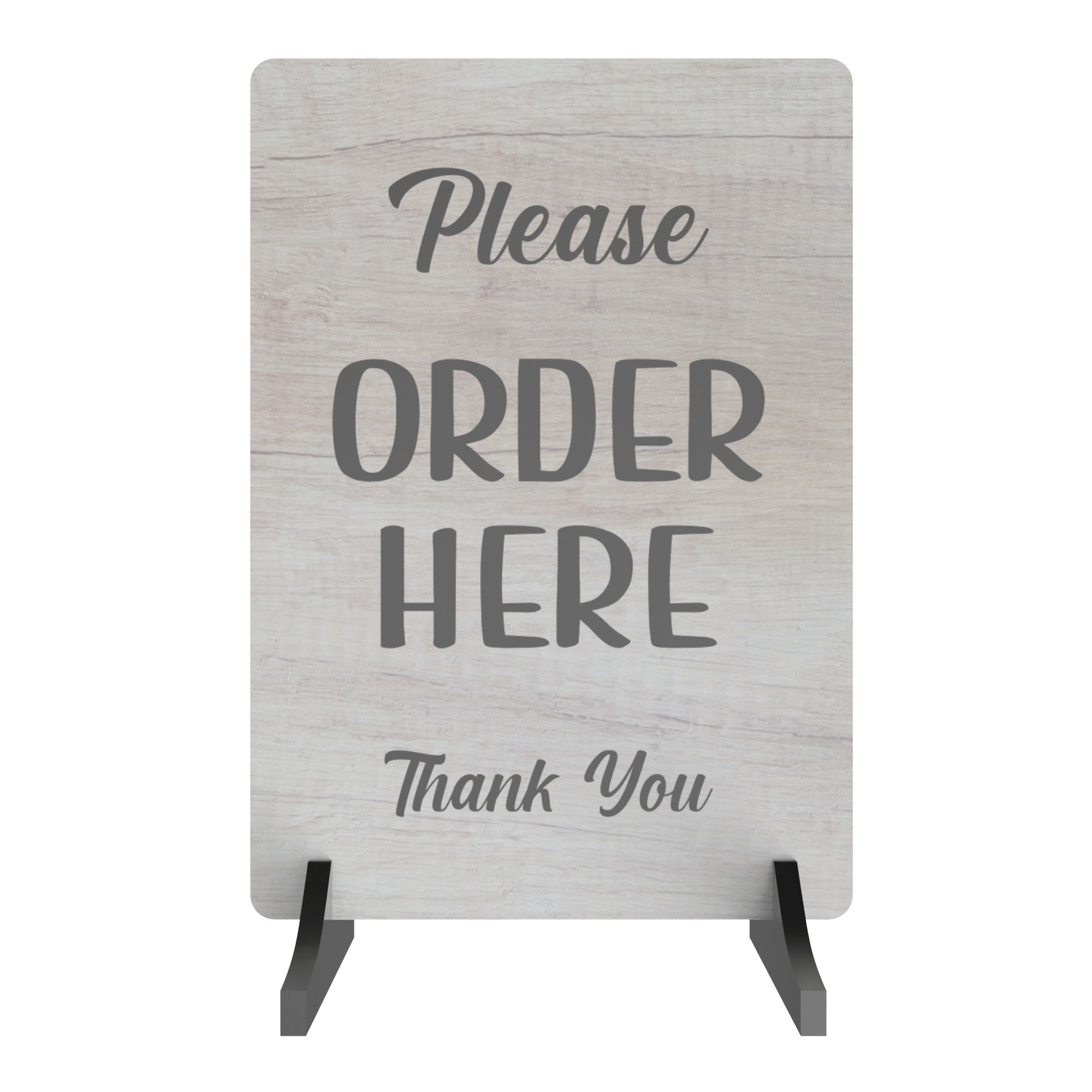 Please Order Here A4 Size Aluminium Composite Sign With Acrylic Feet - Etsy