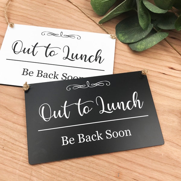 Lunch Break Sign - Etsy