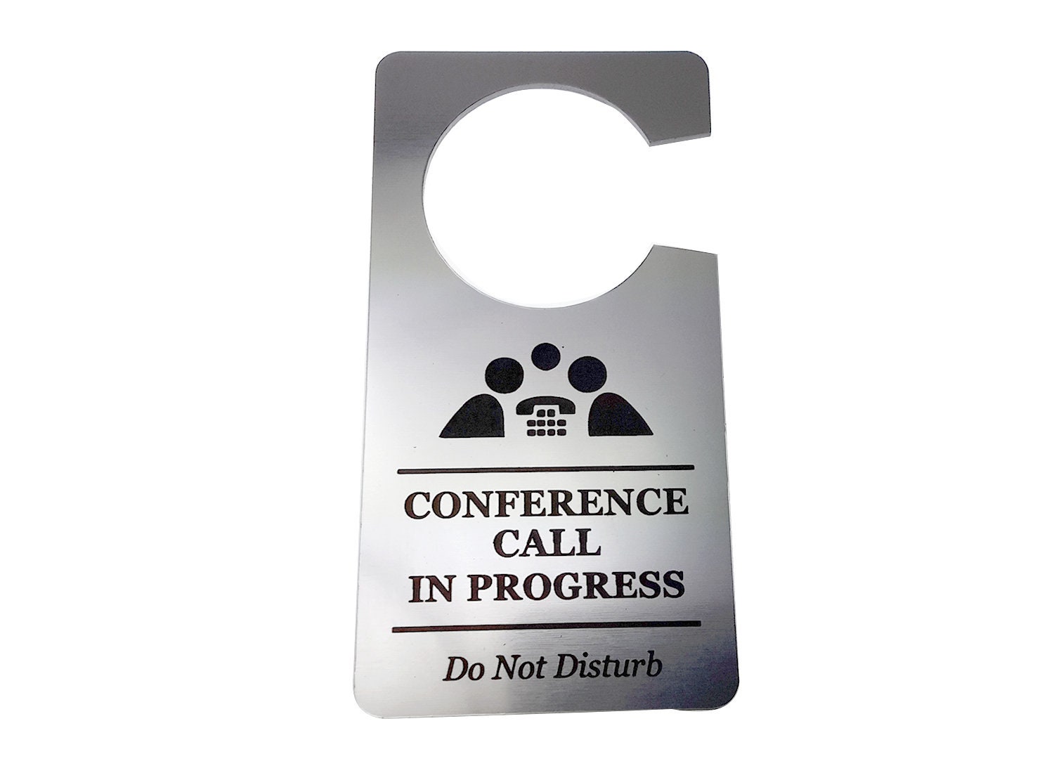 Conference Call In Progress Do Not Disturb Generic Silver | Etsy