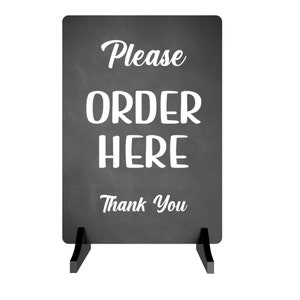 Please Order Here A4 Size Aluminium Composite Sign With Acrylic Feet - Etsy