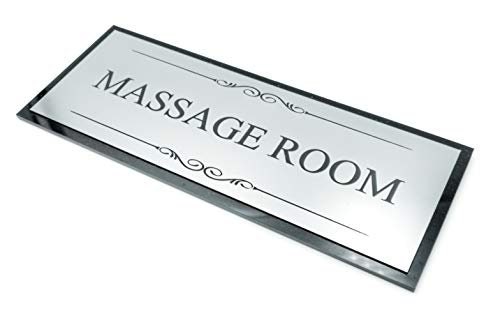 Origindesigned Massage Room Black and Silver Door Sign Plaque - Etsy