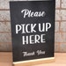 Please Pick up Here Sign Available as Freestanding or - Etsy Canada