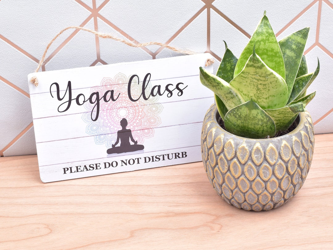 Yoga Class Door Sign - Etsy