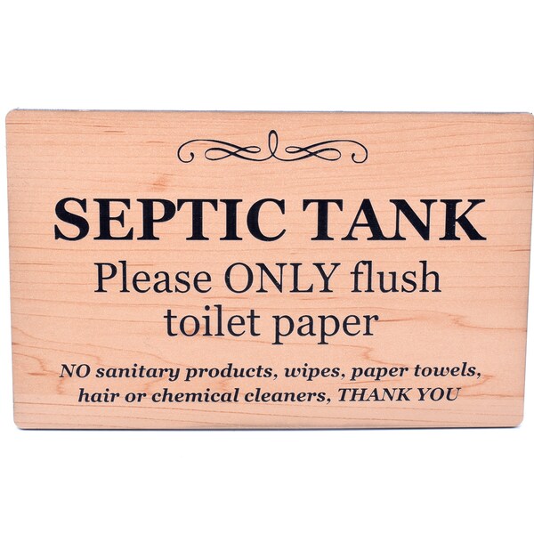 Septic Tank Sign - Etsy