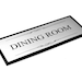 Dining Room Door Sign, Adhesive Plaque - Etsy UK