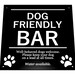 Dog Friendly Bar Engraved Sign - Etsy
