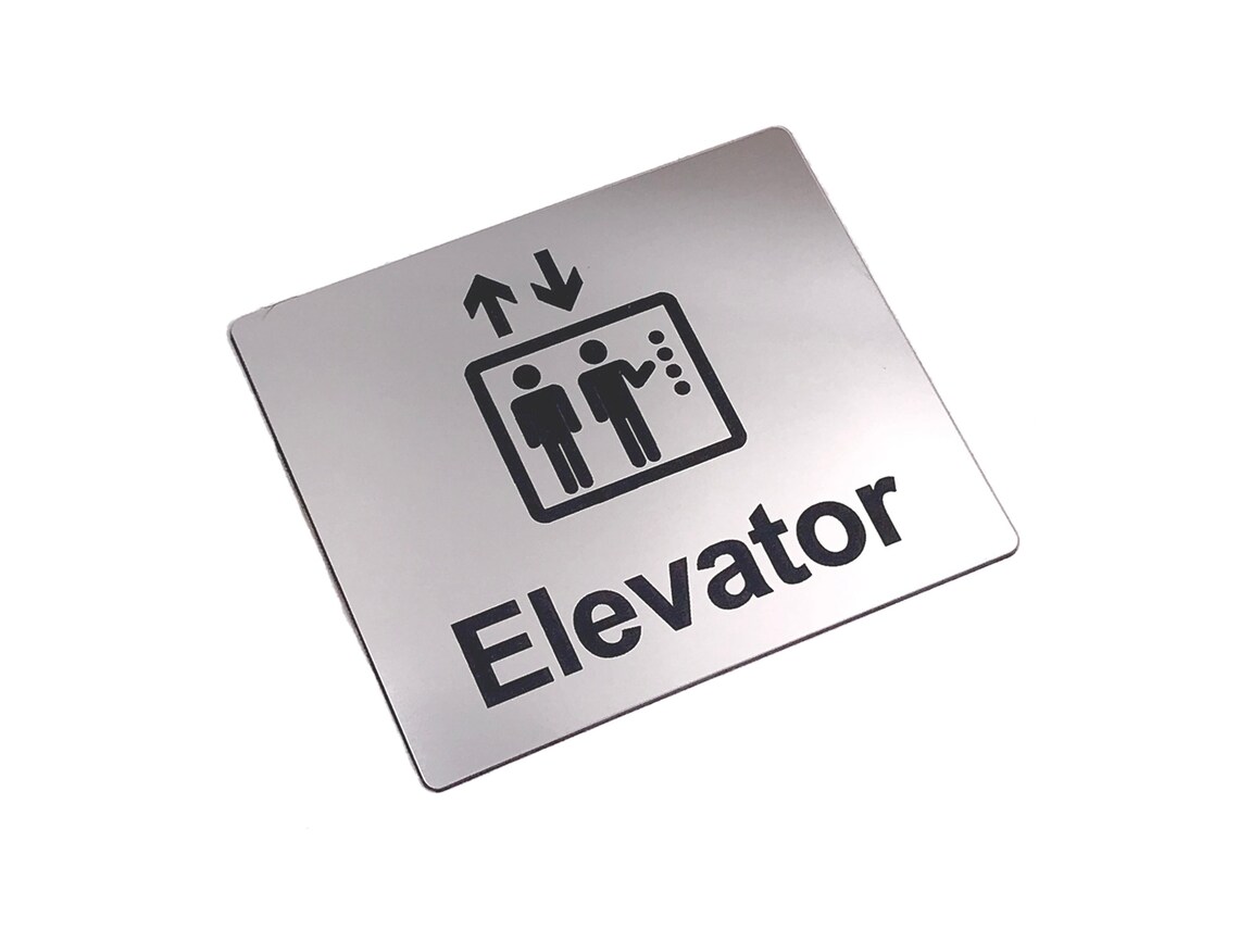 Elevator Sign Adhesive Sticker Notice - Etsy