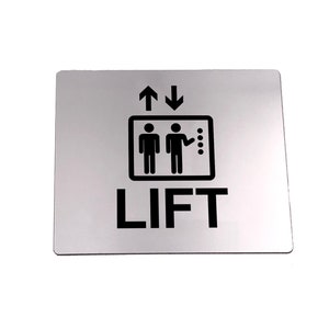 Lift Sign Adhesive Sticker Notice - Etsy