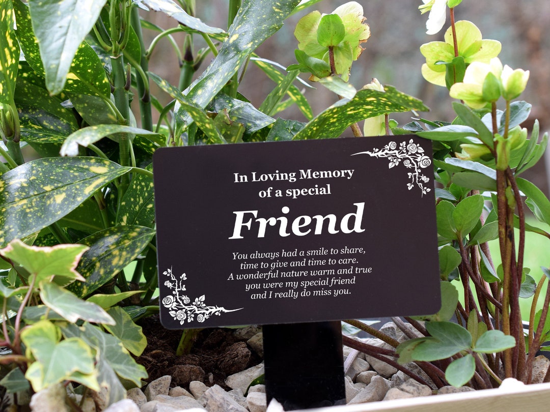Special Friend Engraved Memorial - Etsy