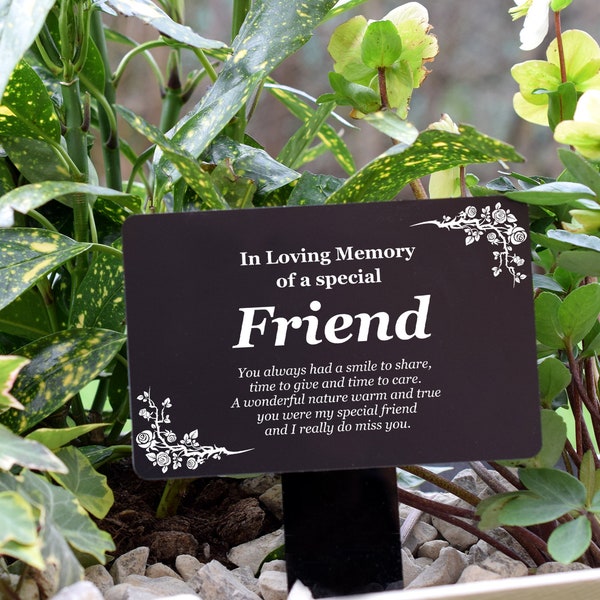 Special Friend Memorial - Etsy