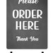 Please Order Here A4 Size Aluminium Composite Sign With Acrylic Feet - Etsy