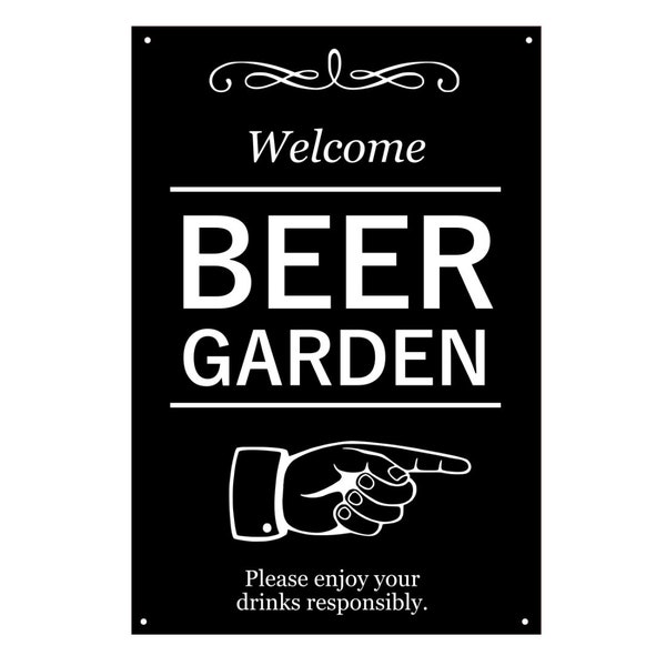 Beer Garden Sign - Etsy