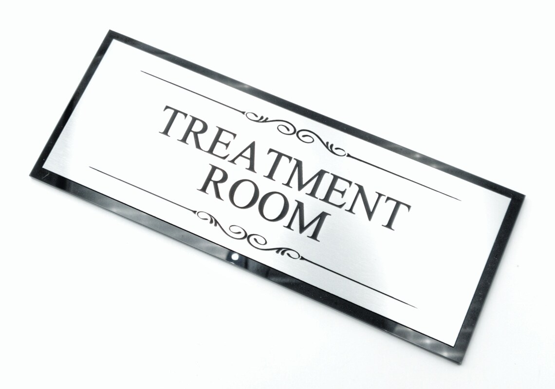 Treatment Room Sign Adhesive Door Plaque | Etsy