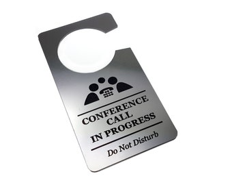Call in Progress Sign / Do Not Disturb / Conference Call / Zoom Call ...