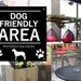 Dog Friendly Area Engraved Sign - Etsy UK