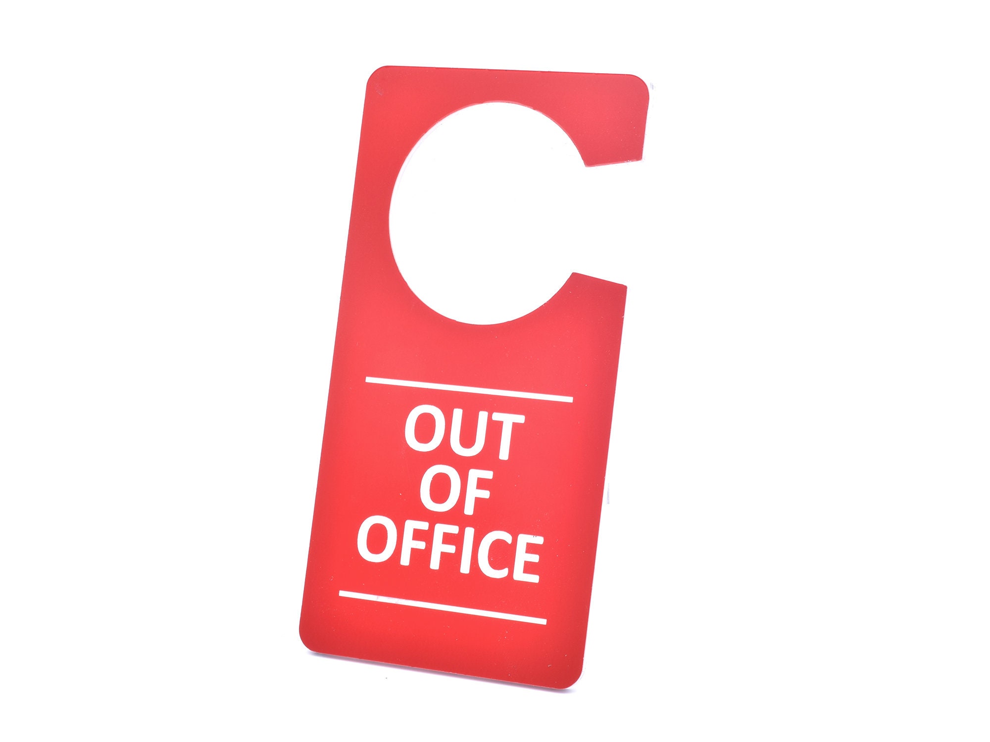 Out of Office Door Hanger Sign Hang on Your Office Door to - Etsy Australia