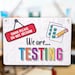 Test in Progress | Do Not Disturb | Classroom Sign - Etsy