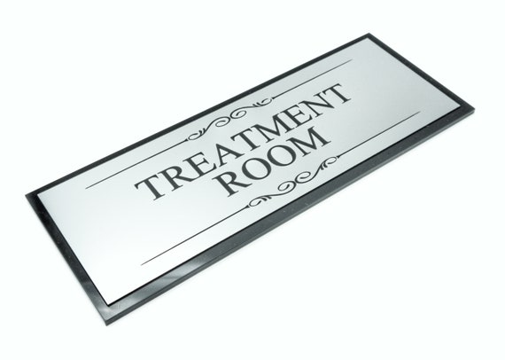 Treatment Room Sign Adhesive Door Plaque | Etsy