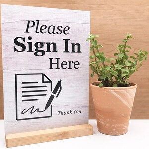 Please Sign in Here Sign - Available as Freestanding or Adhesive - Etsy UK