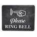 Please Ring Bell Sign Adhesive Sticker Notice - Etsy