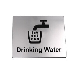 Drinking Water Tap Sign Adhesive Sticker Notice - Etsy UK