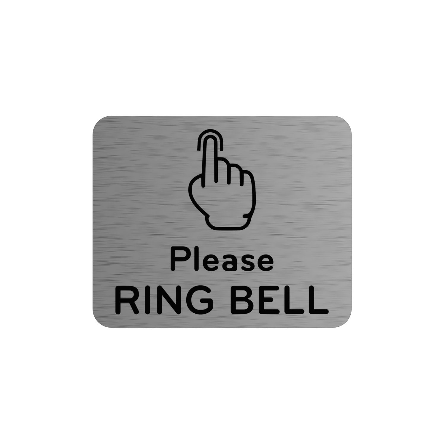 Please Ring Bell Sign: Gold Adhesive Acrylic Notice - Etsy