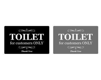 Customers Only Sign - Etsy UK