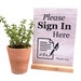 Please Sign in Here Sign - Available as Freestanding or Adhesive - Etsy UK