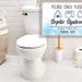 Septic System Toilet Emoji Sign - Etsy