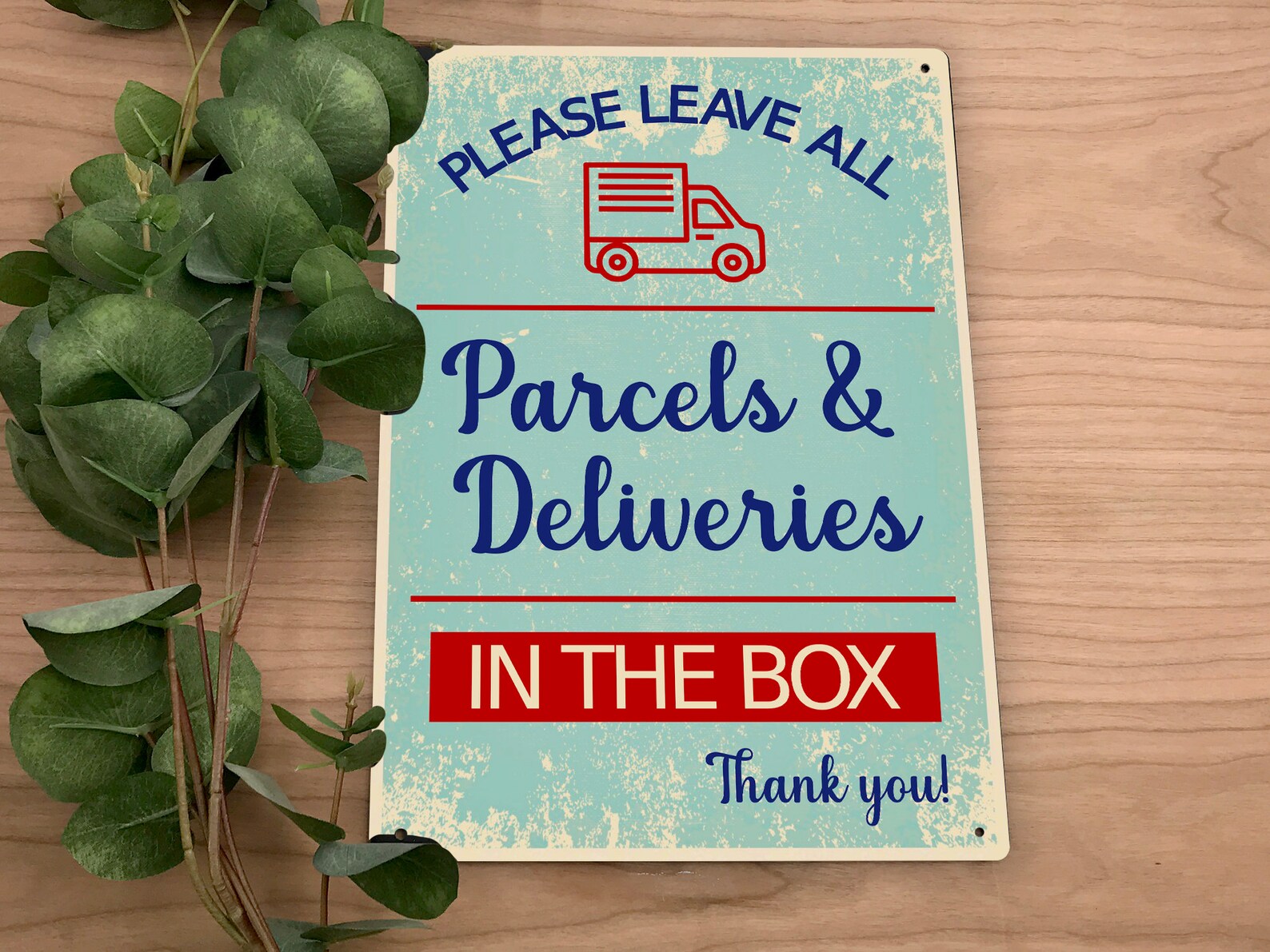 Parcel & Delivery Box Rustic Sign - Etsy