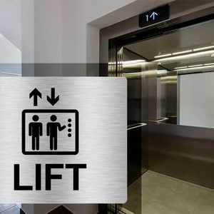 Lift Sign Adhesive Sticker Notice - Etsy