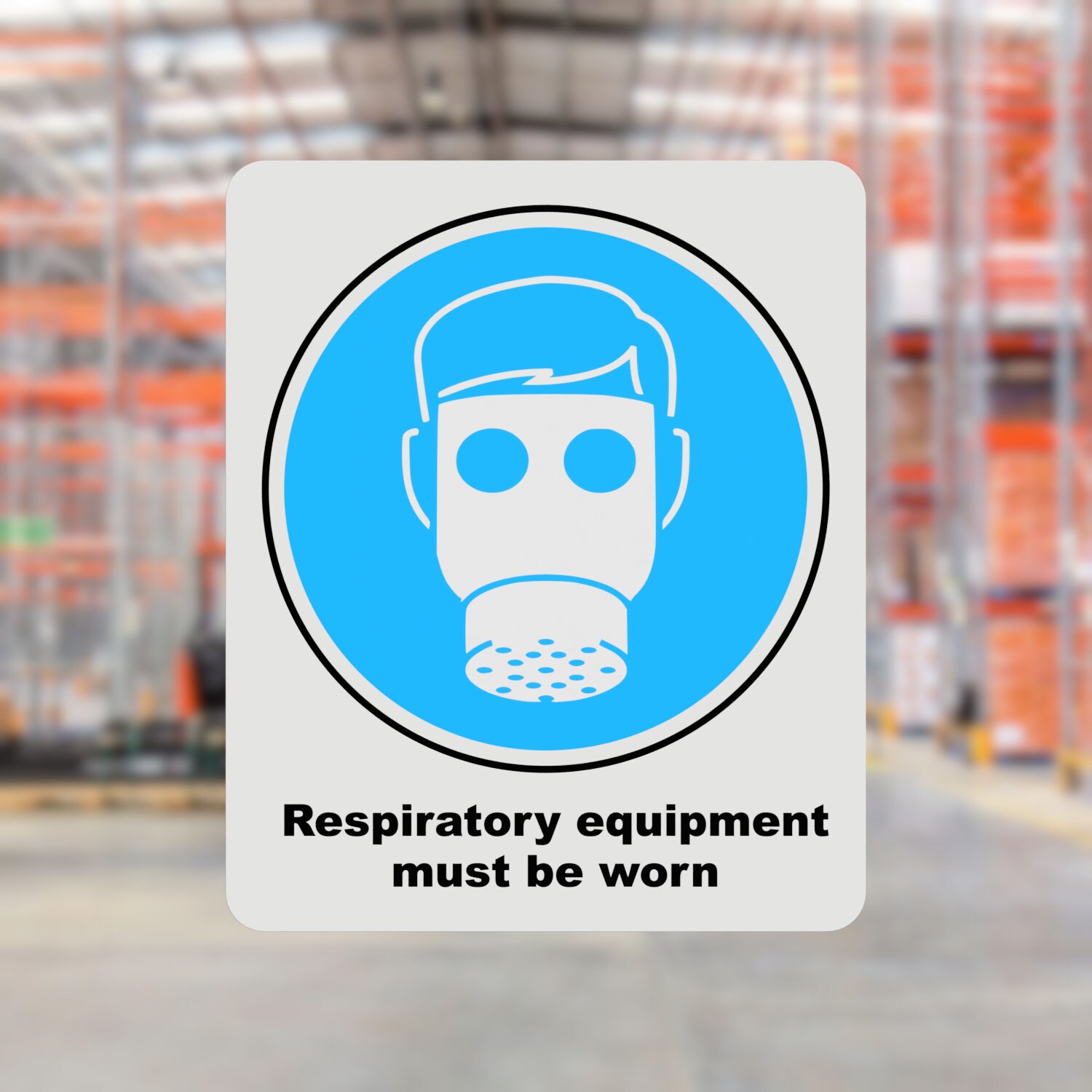 Multipurpose Health & Safety Sign Set - HSE Compliant, Laminated, 3M ...